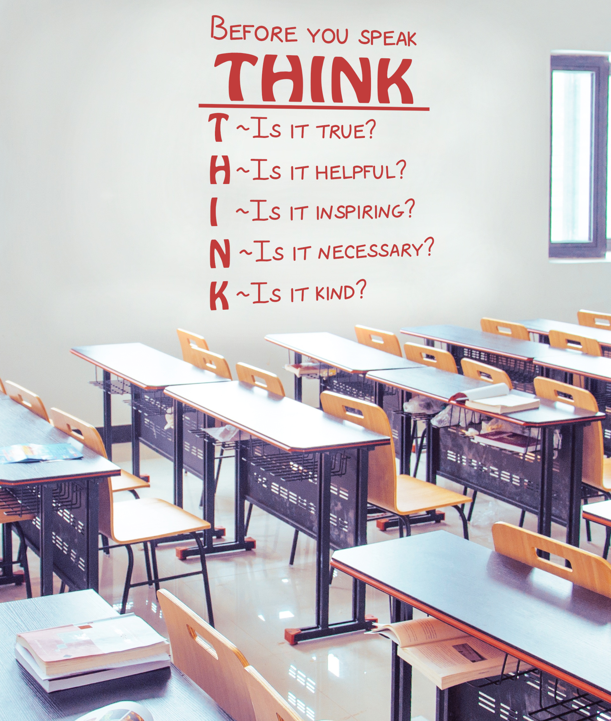 Teacher Name Vinyl Desk Decal Farmhouse Style • Vinyl Wall Expressions